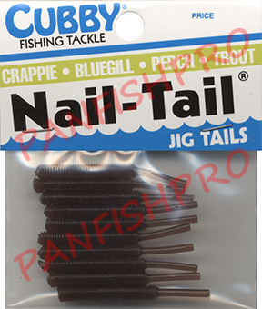 Cubby Nail-Tail Jig Tails Brown – PANFISHPRO®