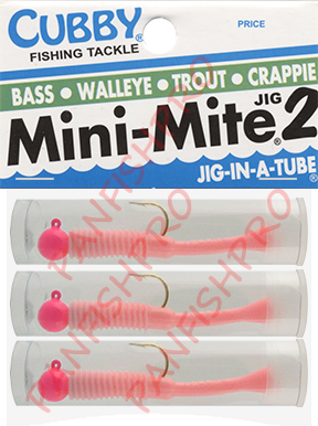 Cubby Mini-Mite Jig2 Pink/Bubble Gum – PANFISHPRO®