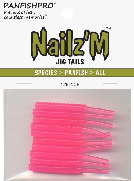 Hot Pink – Nailz’M Jig Tails – PANFISHPRO®