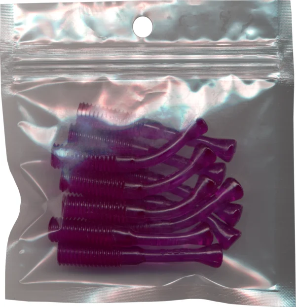 10 Cubby Big Mini-Mite Tails Purple – PANFISHPRO®