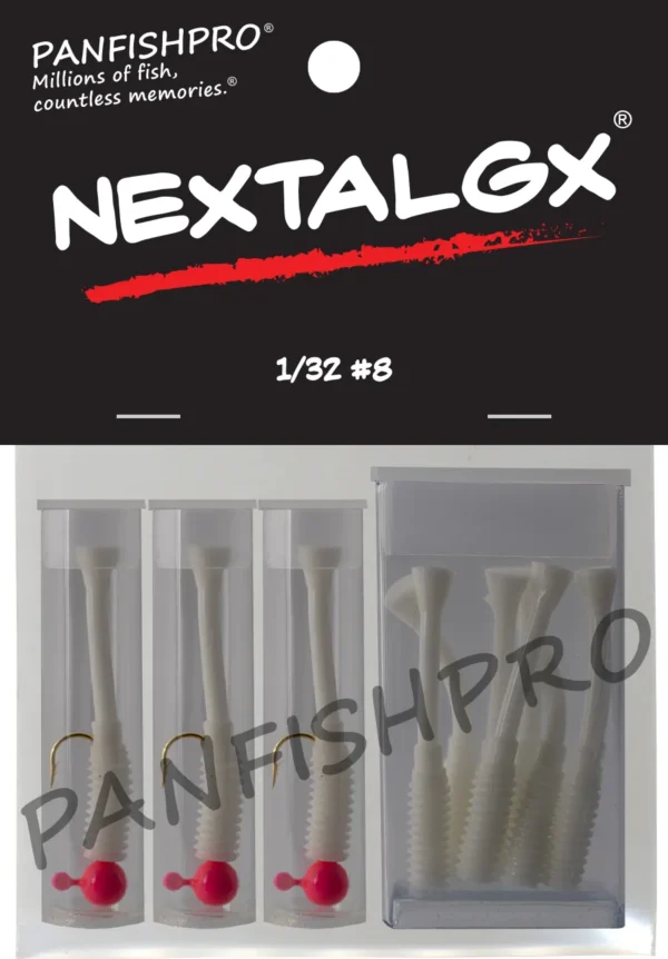 1/32 #8 Hot Pink/White NEXTALGX Jig & Tail Pack – PANFISHPRO®